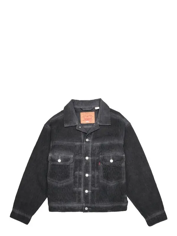 StÜssy X Levi's Dyed Jacquard Jacket - Black
