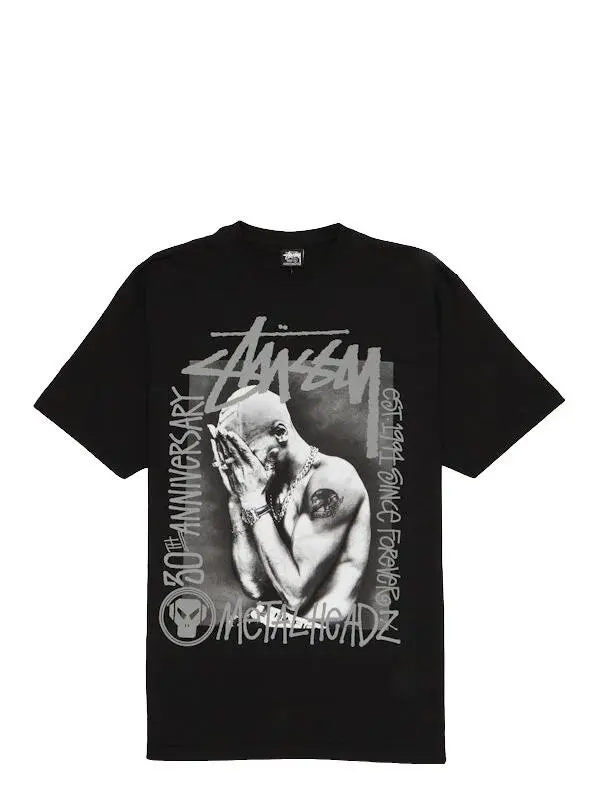 StÜssy X Goldie Metalheadz 30 Tee Shirt - Black