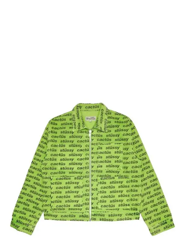 StÜssy X Cpfm Zip Work Jacket - Green