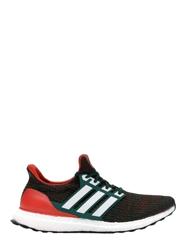 Adidas Ultra Boost 4.0 Miami Hurricanes Sneakers - Dark Green/cloud White/collegiate Orange