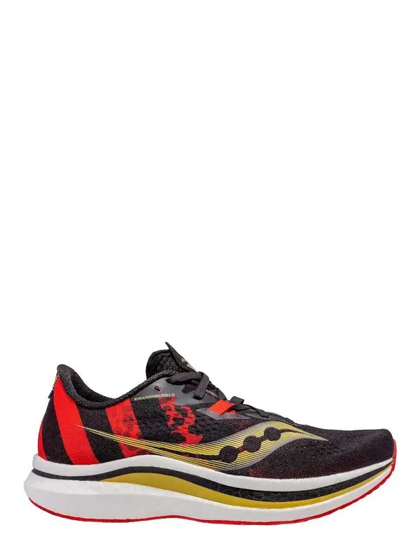 Saucony Endorphin Pro 2 Sneakers - Black/red/gold