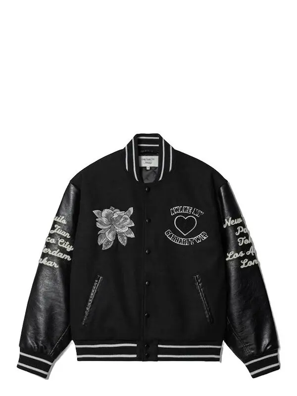 AWAKE Ny X Carhartt Wip Teddy Jacket - Black