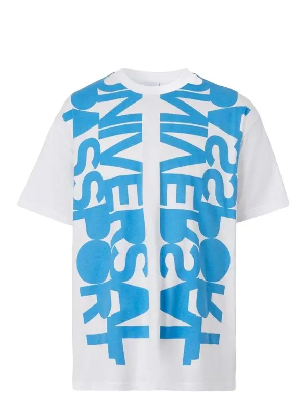 Burberry Ordell Universal Passport T-shirt - White/blue