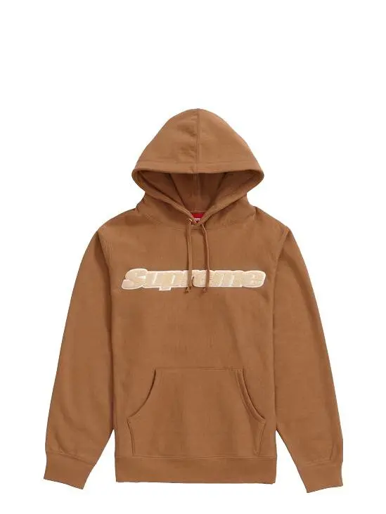 Supreme Chenille Hooded Sweatshirt - Brown