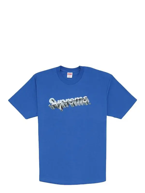 Supreme Chrome Logo Tee Shirt - Royal