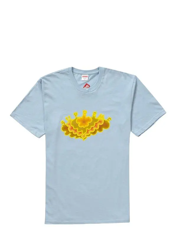 Supreme Cloud Tee Shirt - Light Blue