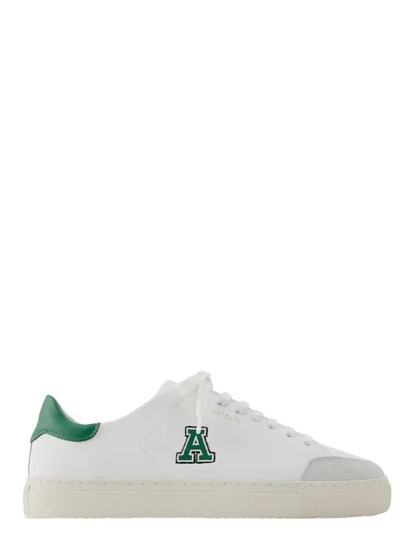 Axel Arigato Clean 90 College Ain Sneakers - White/kale Green