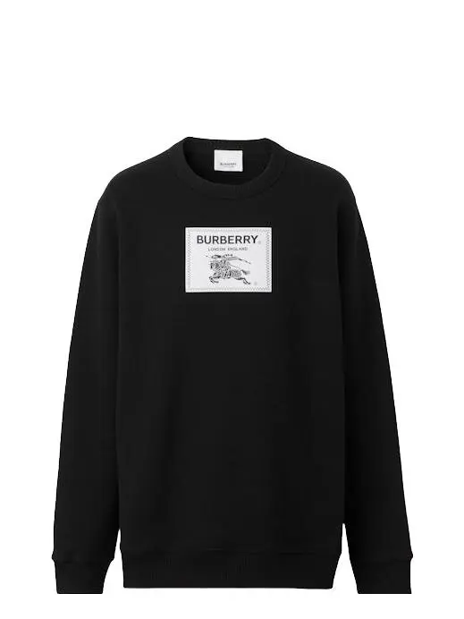 Burberry Cotton Prorsum Label Sweatshirt - Black