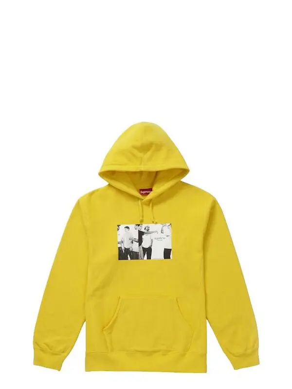Supreme Classic Ad Hooded Sweatshirt - Yellow