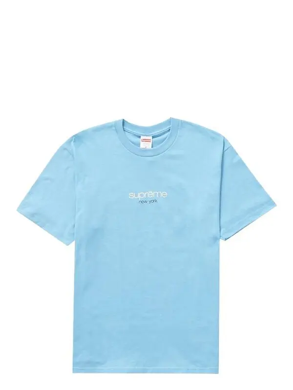 Supreme Classic Logo Tee Shirt - Light Slate