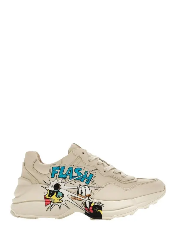 Gucci Rhyton X Disney Donald Duck Sneakers - Ivory