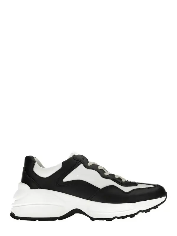 Gucci Rhyton Sneakers - White/black