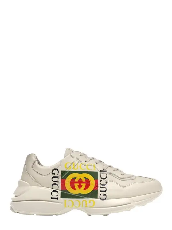 Gucci Rhyton Logo Sneakers - Ivory