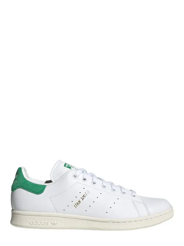 Adidas Stan Smith Lace Up Sneakers - Cloud White/green/off White