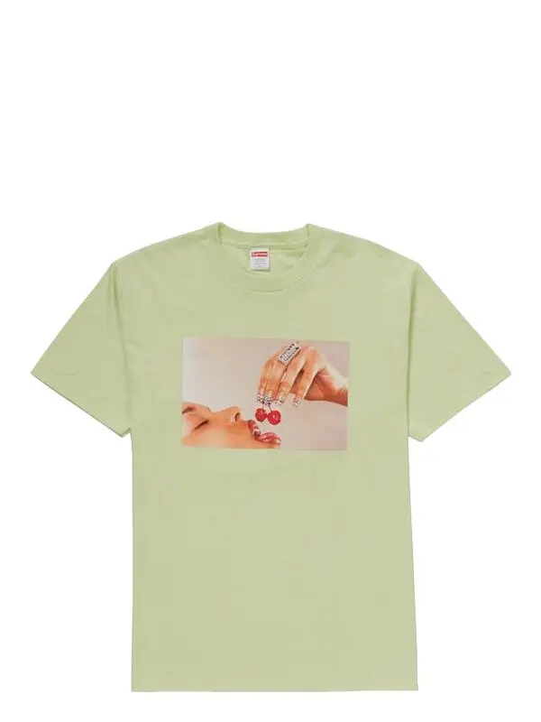 Supreme Cherries Tee Shirt - Pale Mint