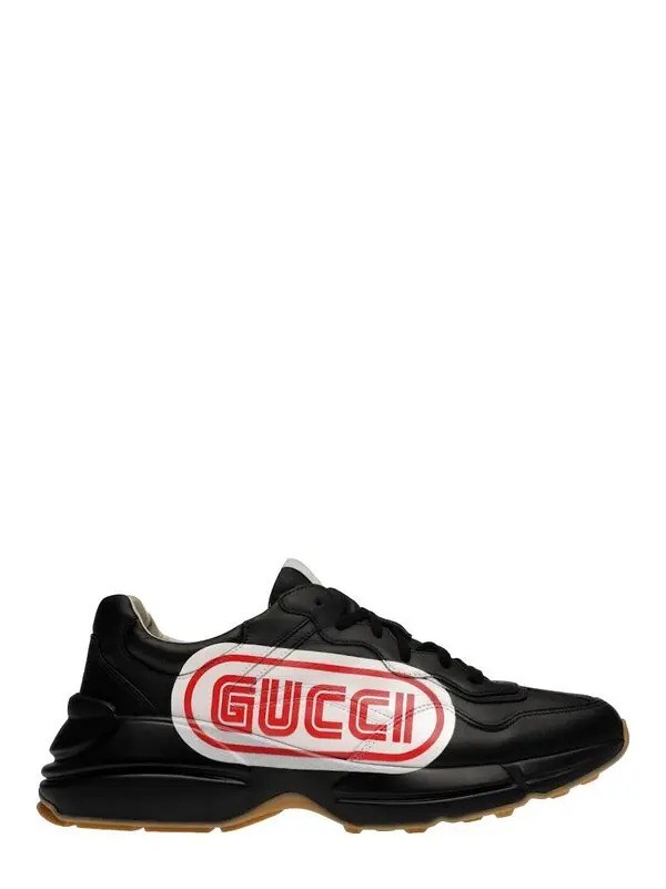 Gucci Rhyton Sneakers - Black/red