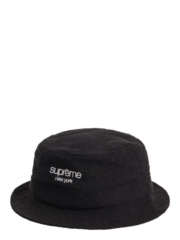 Supreme Classic Logo Terry Crusher Hat - Black