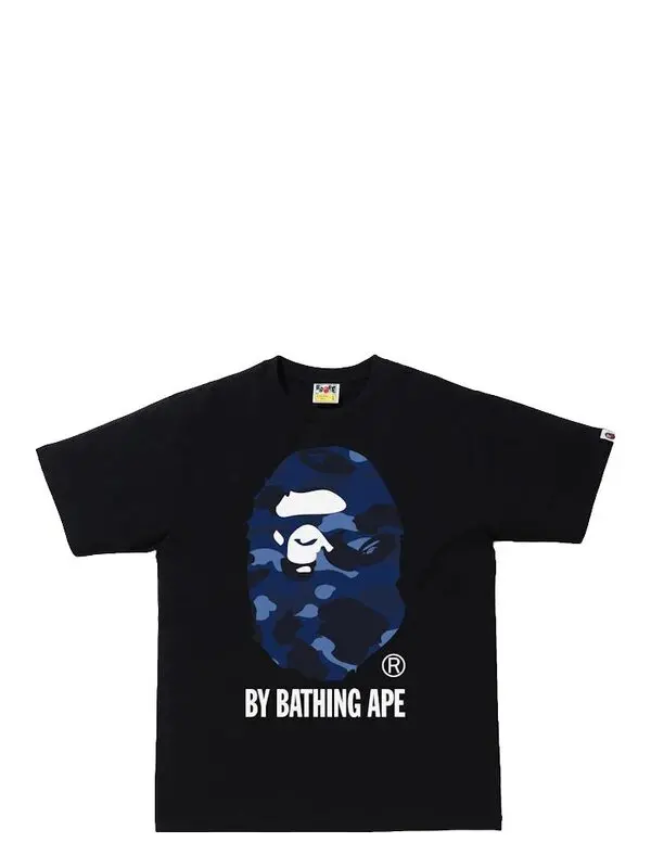 A BATHING APE Camo Bathing Ape Tee Shirt - Black