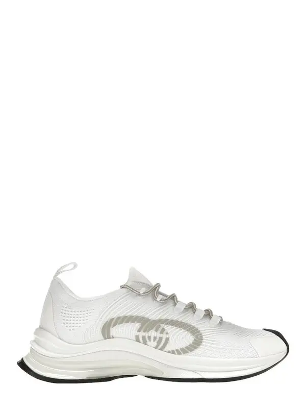 Gucci Run Sneakers - White/grey/black