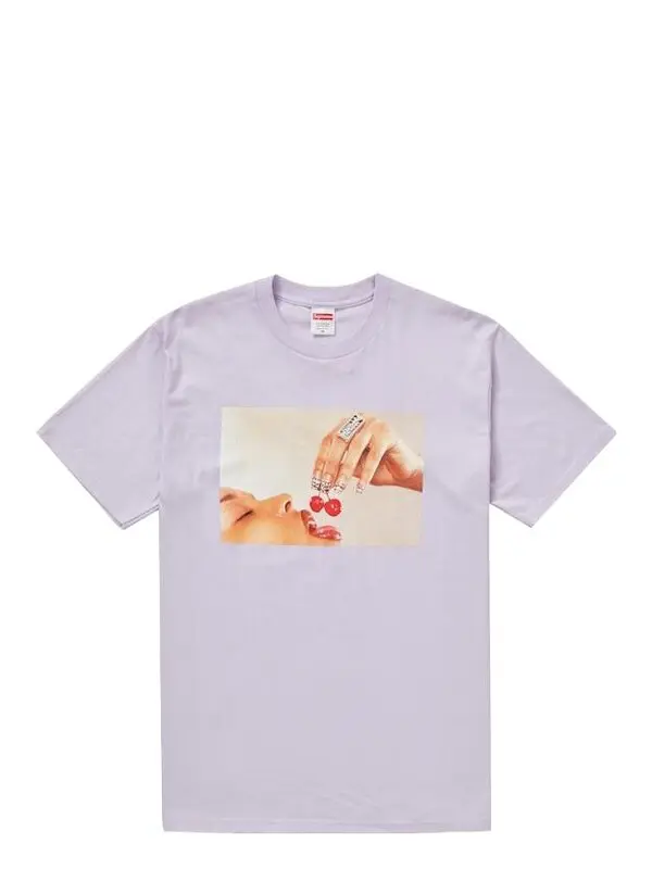 Supreme Cherries Tee Shirt - Light Purple