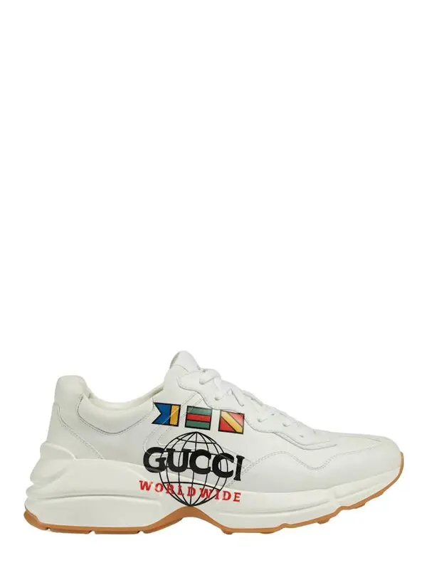 Gucci Rhyton Worldwide Sneakers - White