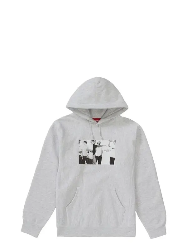 Supreme Classic Ad Hooded Sweatshirt - Ash Grey