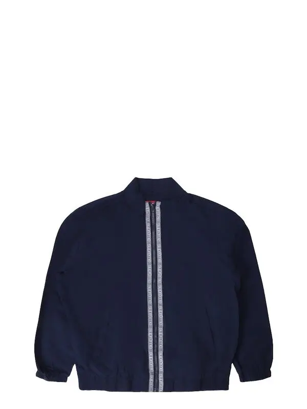 Supreme Classic Logo Taping Track Jacket - Navy Blue