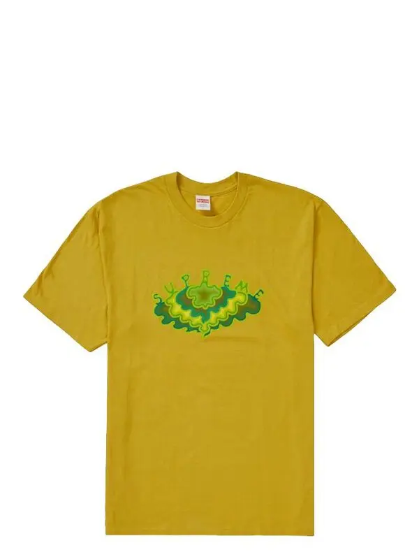 Supreme Cloud Tee Shirt - Acid Yellow