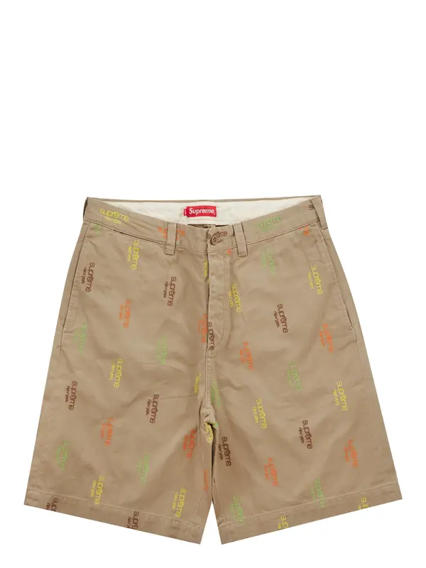 Supreme Classic Logo Chino Short - Tan