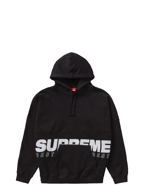 Supreme Best Of The Best Hooded Sweatshirt - Black