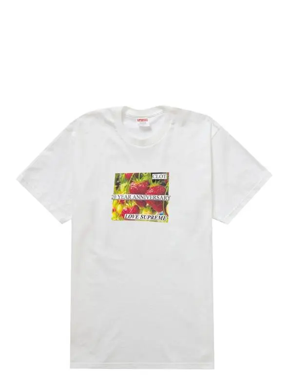 Supreme Clot 20th Anniversary Tee Shirt - White