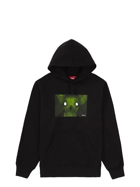 Supreme Chris Cunningham Chihuahua Hooded Sweatshirt - Black