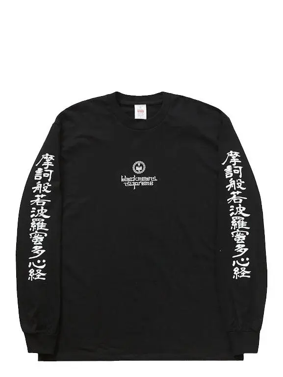 Supreme Means Long Sleeve Tee Shirt - Black