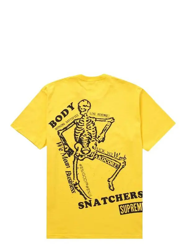 Supreme Body Snatchers Tee Shirt - Yellow