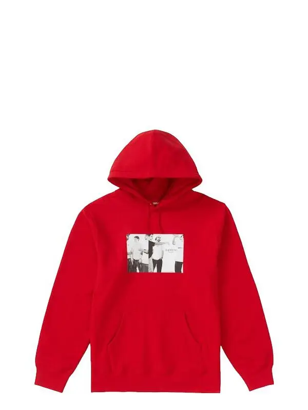 Supreme Classic Ad Hooded Sweatshirt - Red
