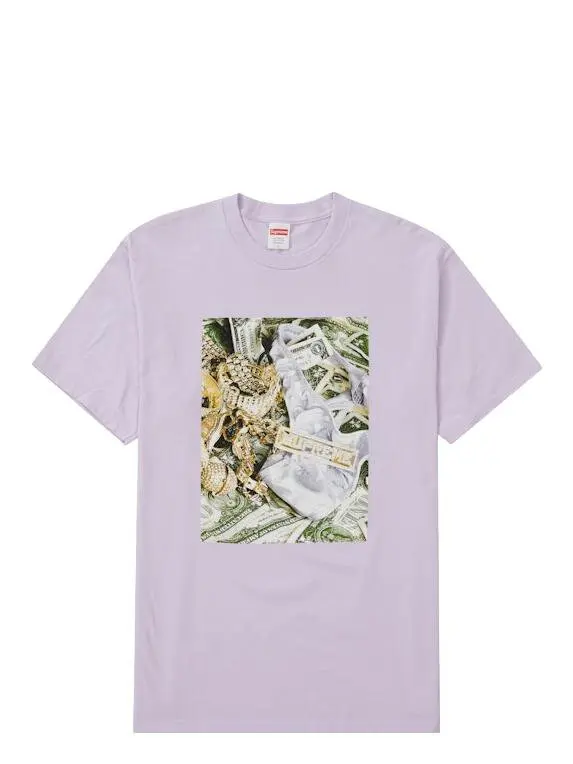 Supreme Bling Tee Shirt - Light Purple
