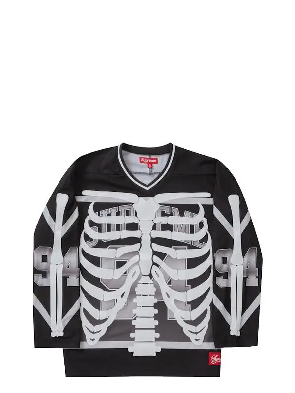 Supreme Bones Hockey Jersey - Black