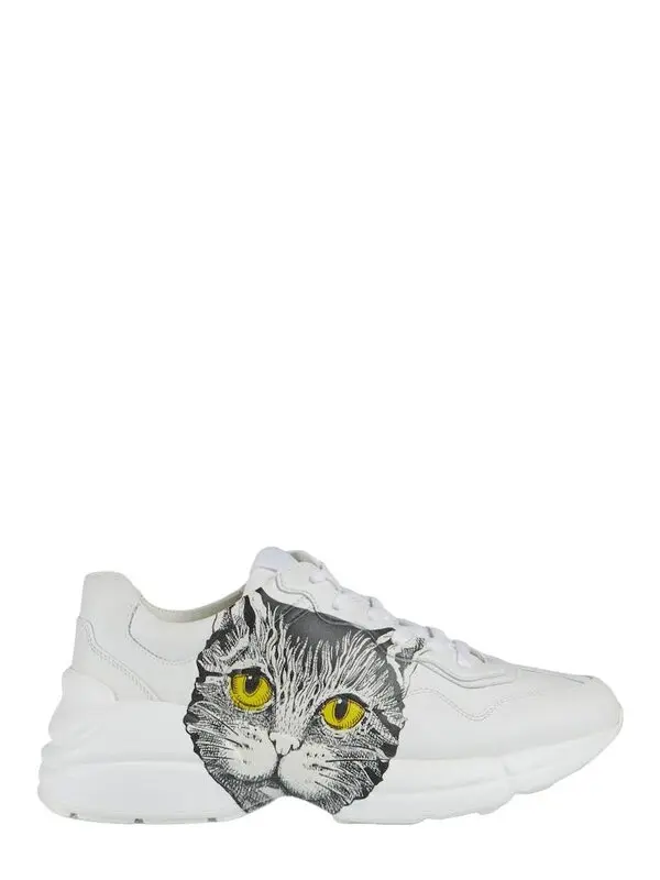 Gucci Rhyton Mystic Cat Sneakers - White