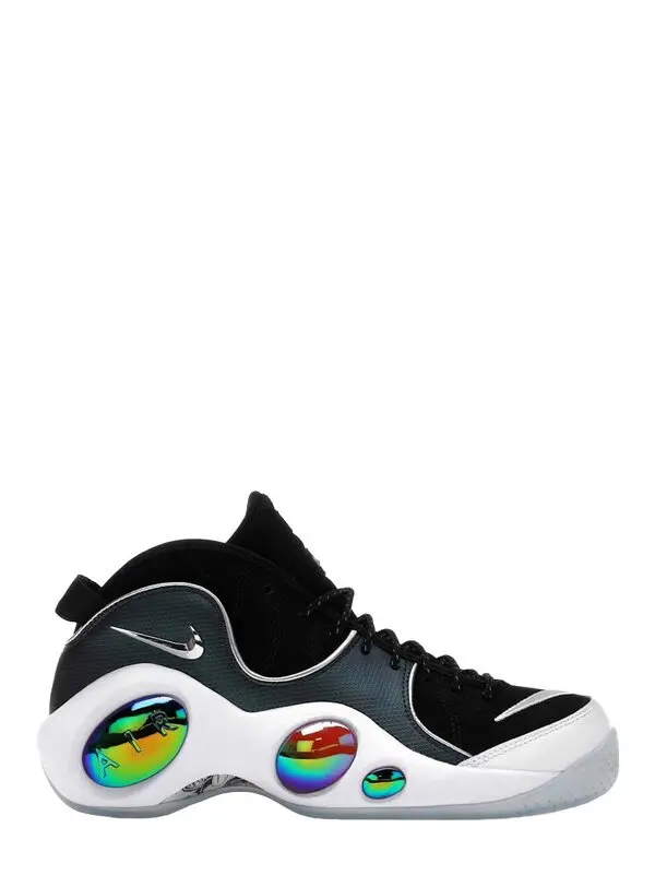 Nike Air Zoom Flight 95 Mighty Swooshers - Black/metallic Silver/white