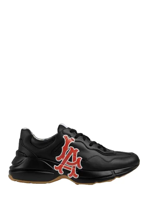 Gucci Rhyton La Angels Sneakers - Black