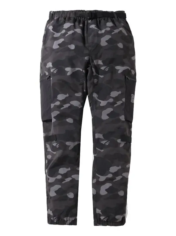 A BATHING APE Camo Military Pants - Black
