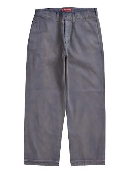 Supreme Chino Pant - Washed Navy Blue