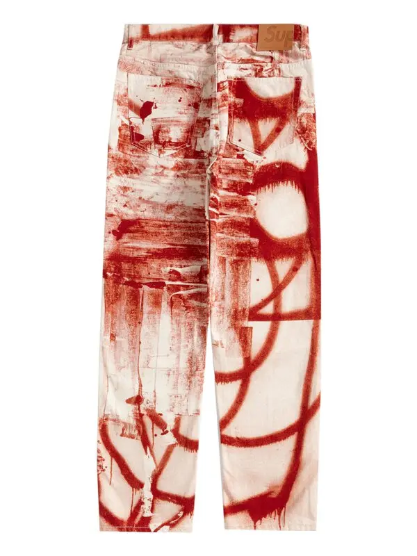 Supreme Christopher Wool Regular Jean - Red