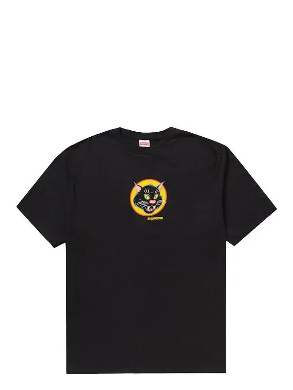 Supreme Cat Tee Shirt - Black