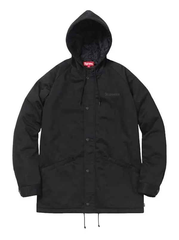 Supreme Sabbath Hooded Parka Jacket - Black