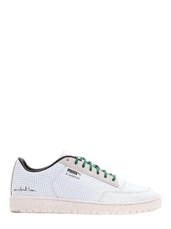 PUMA Ralph Sampson 70 Low Blueprintin Sneakers - White/amazon Green