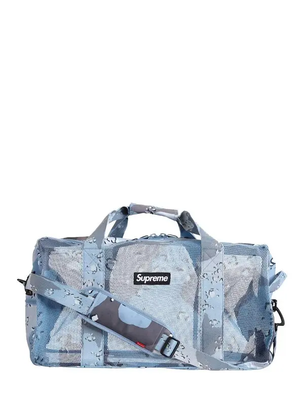 Supreme Big Duffle Bag - Blue Chocolate Chip Camo