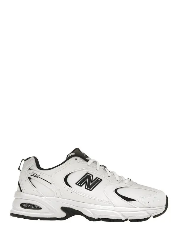 NEW BALANCE 530 Leatherin Athletic Sneakers - White/black