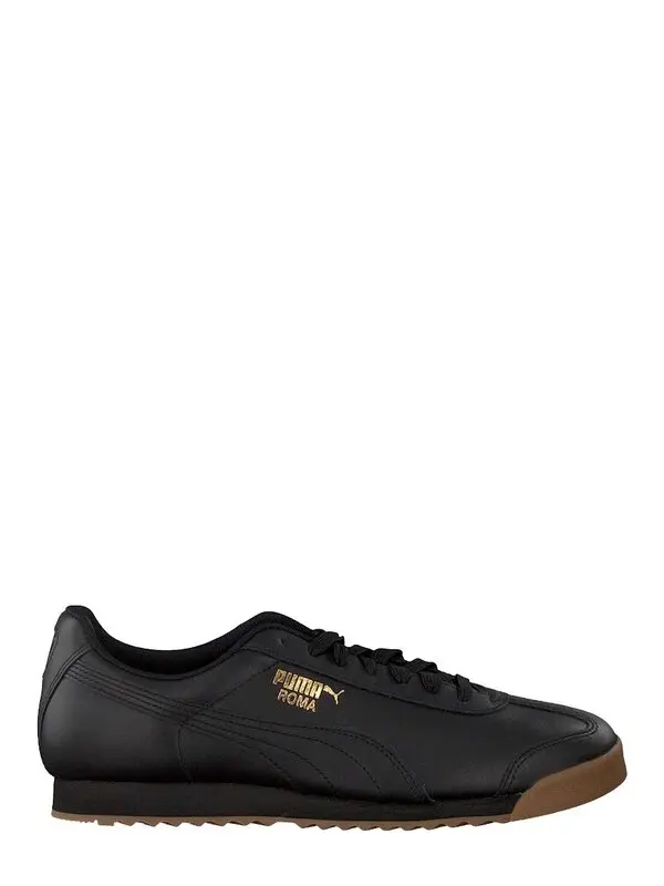 PUMA Roma Classic Sneakers - Puma Black/team Gold
