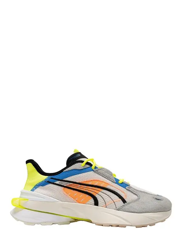 PUMA Pwrframe Op1 Abstract Sneakers - Nimbus Cloud/yellow Alert/white